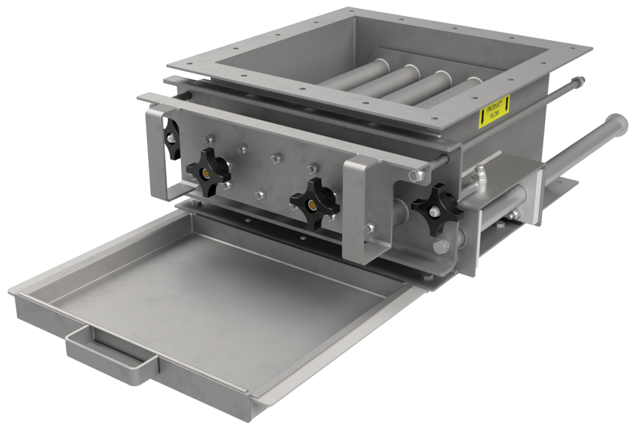 Grate Magnet | Permanent Magnetic Grate Separator | Powders & Granules